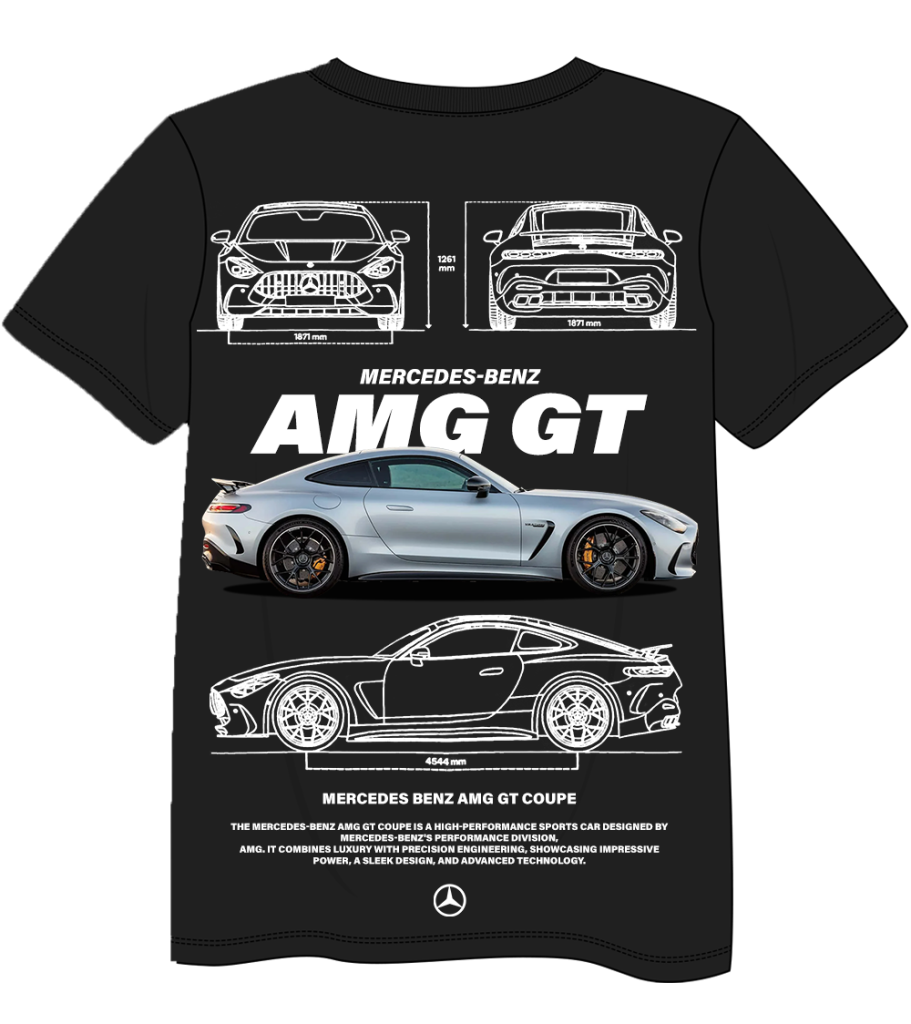 AMG GT Blueprint Oversized Tee – Scapewear